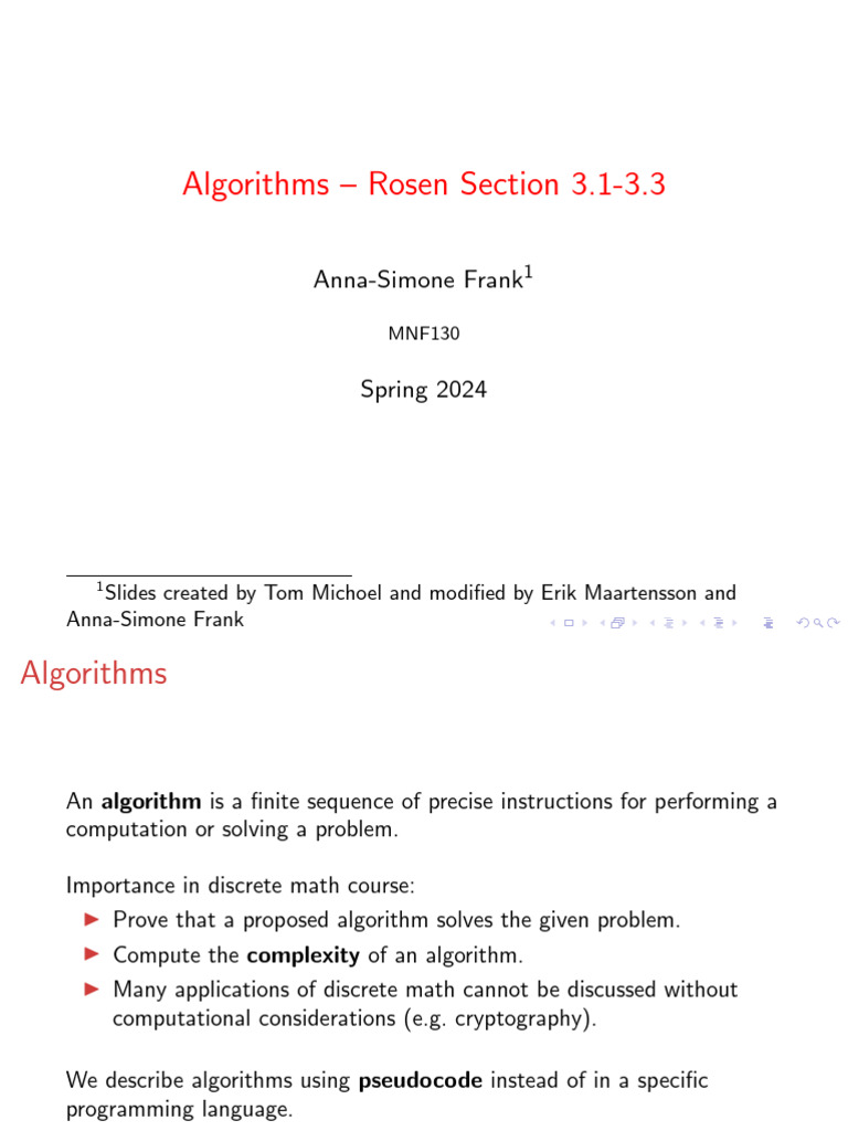 Lecture 3 1 Pdf Time Complexity Algorithms