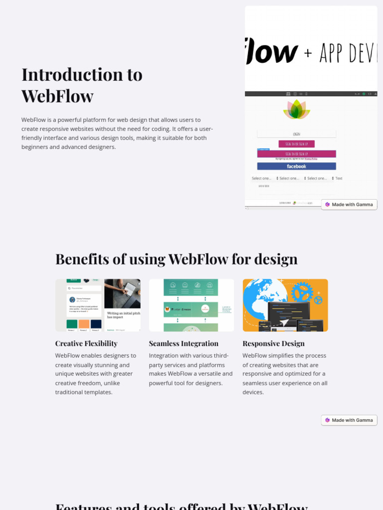 Introduction To WebFlow | PDF