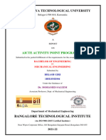 AICTE Activity Point - Report Format | PDF
