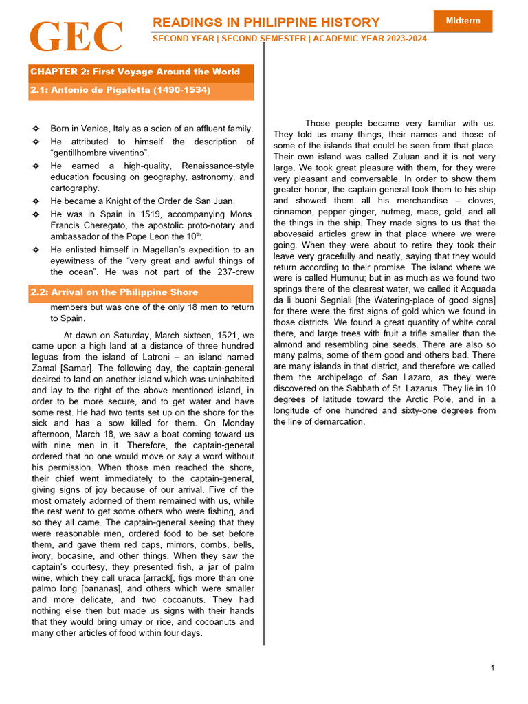 Gen Ed Template | PDF