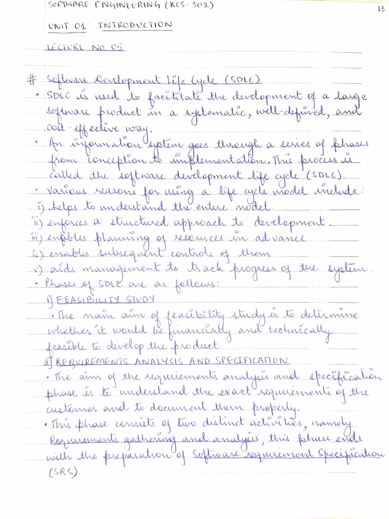 Se KCS-601 - Unit 01 - Part 02 | PDF