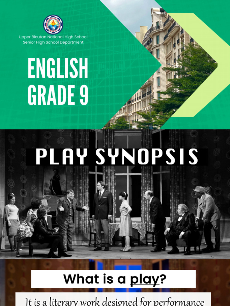 Play Synopsis Lesson 9 | PDF | Plot (Narrative)
