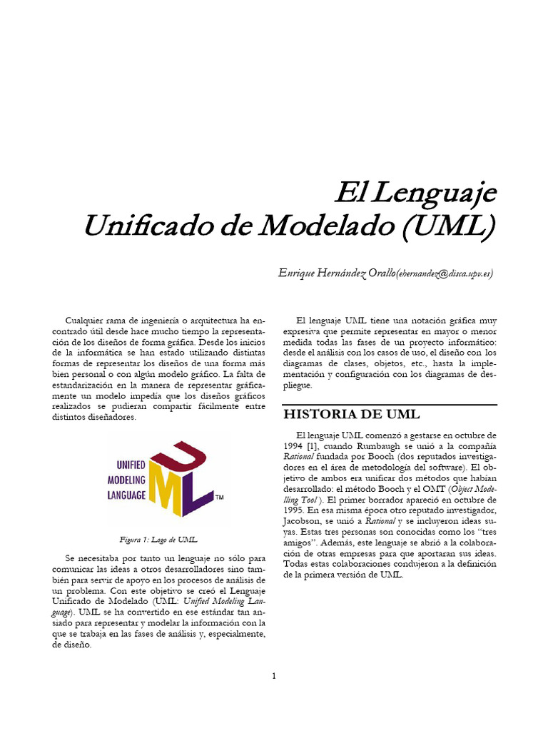 BIII-T4-Lenguaje UML | PDF | Lenguaje de modelado unificado | Caso de uso