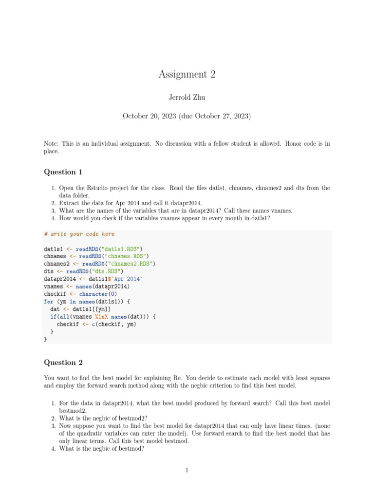 Assignment2 - 1 | Download Free PDF | Computing | Computer Programming