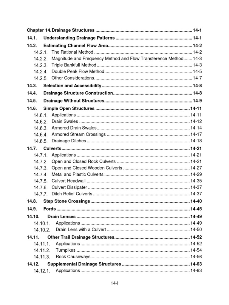 Chapter 14 - Drainage Structures - Final.01.17.19 | PDF | Drainage ...