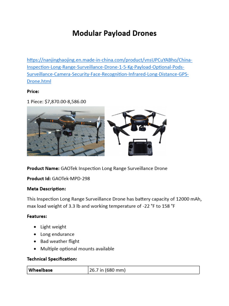 08-03-2024 - Modular Payload Drone - Rosa Ardika Putri | PDF | Unmanned ...