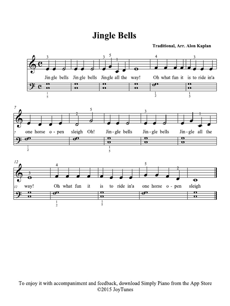 Jingle Bells Sheet Music | PDF