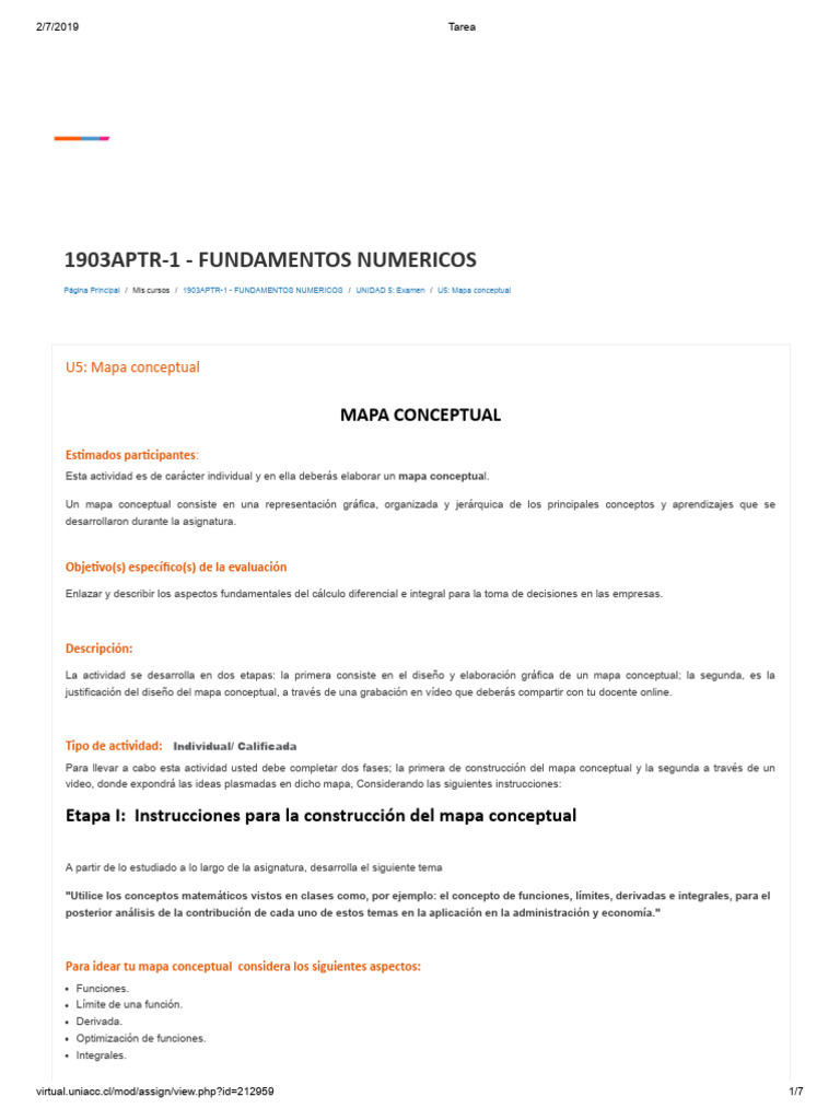 Mapa Conceptual | PDF | Integral | Cálculo