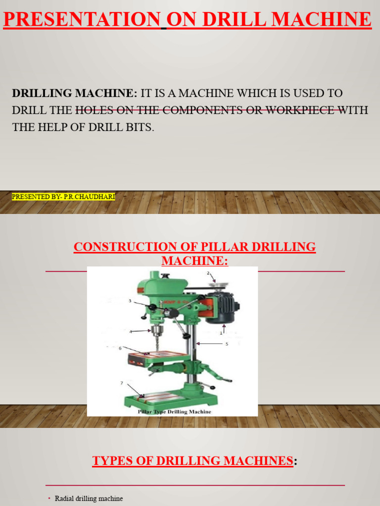 Drill Machine | PDF | Drill | Drilling