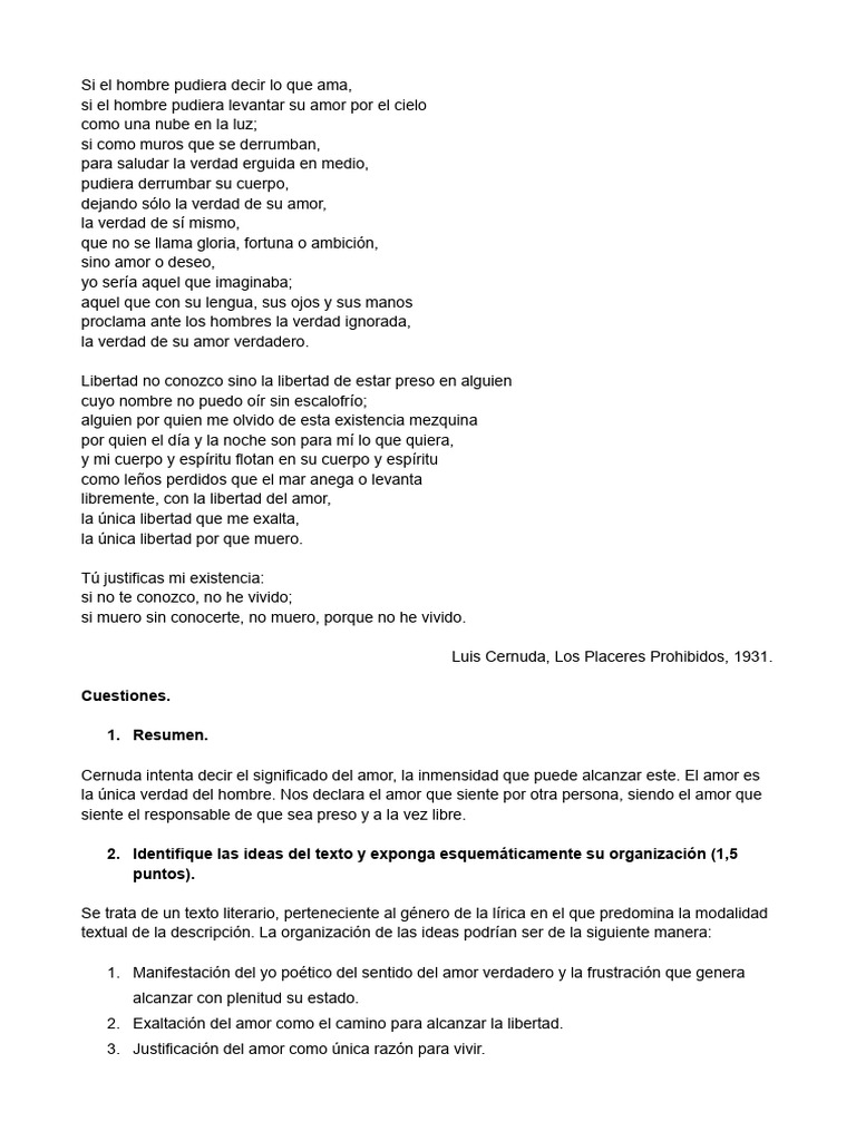 Resuelto Si El Hombre Pudiera Decir | PDF | Amor | Verdad