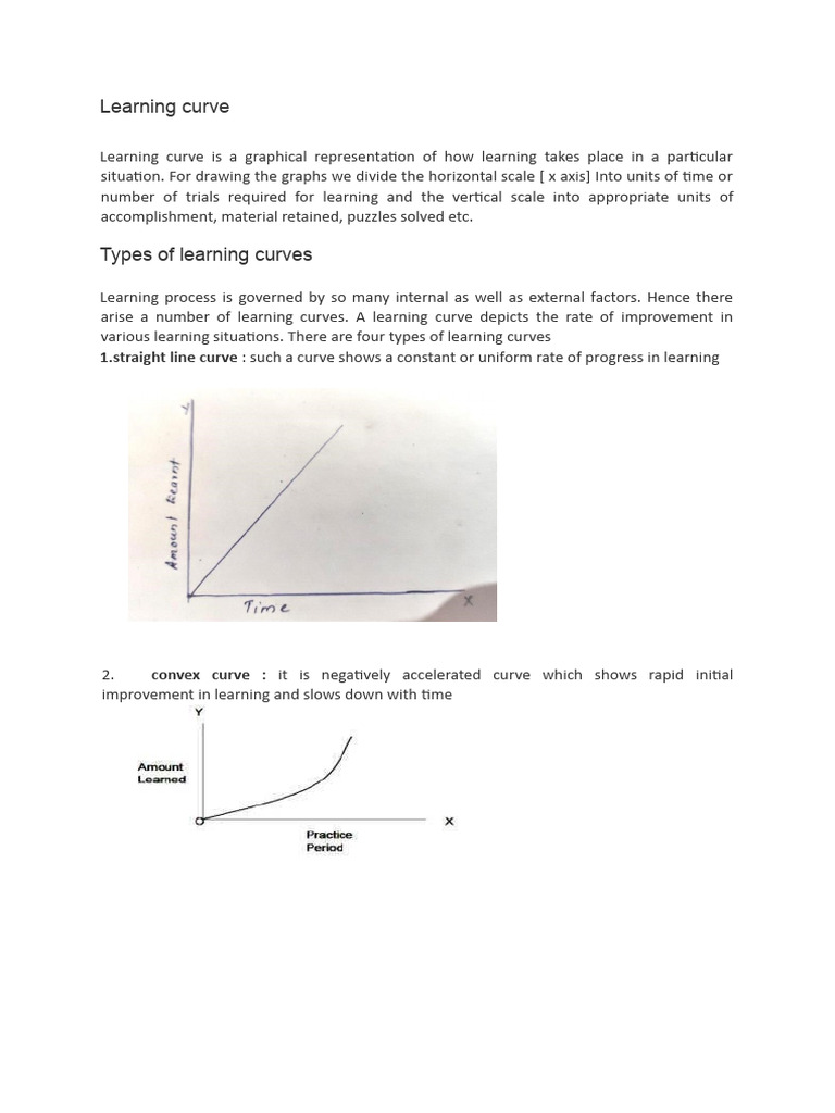 Learning Curve | PDF