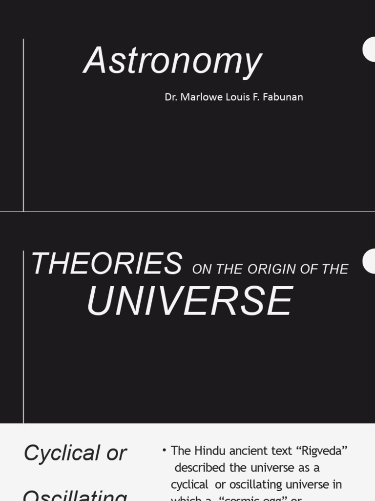 Theories of The Universe | PDF | Universe | Heliocentrism
