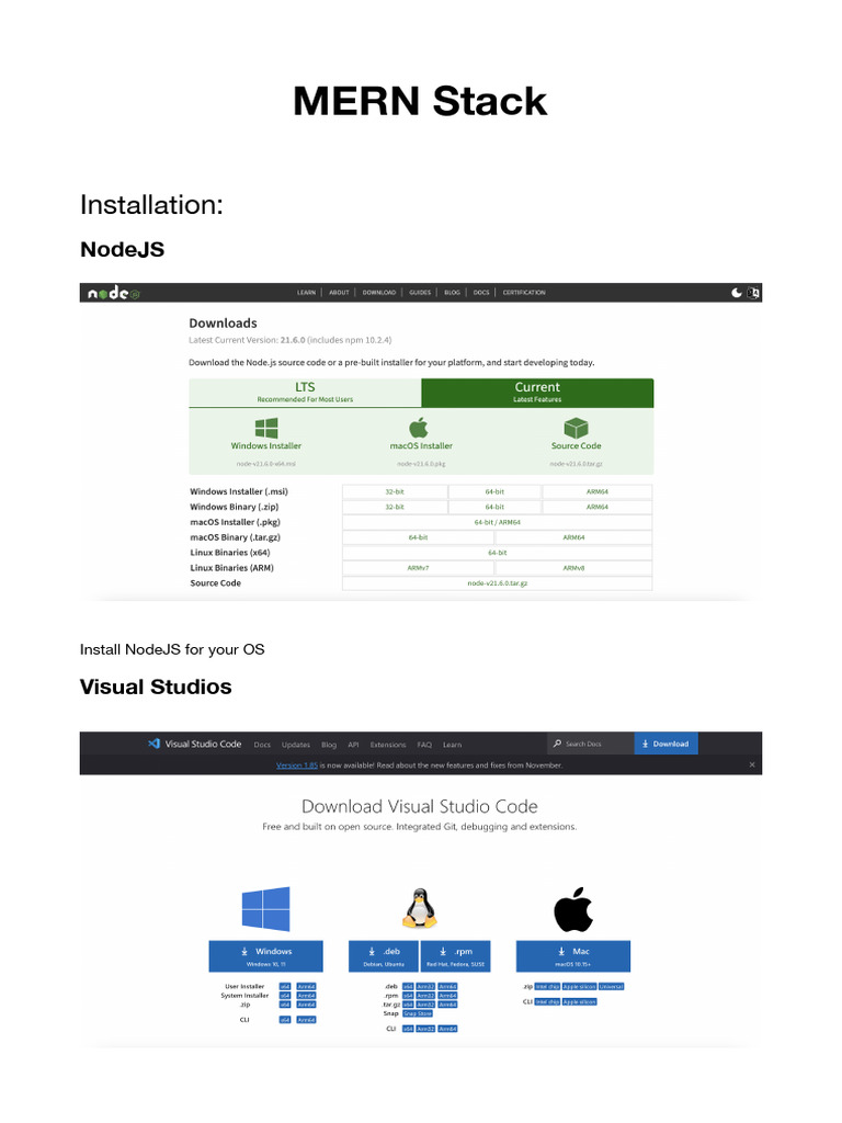Mern Stack Notes | PDF | Web Application | World Wide Web Mern Stack Notes | PDF | Web Application | World Wide Web