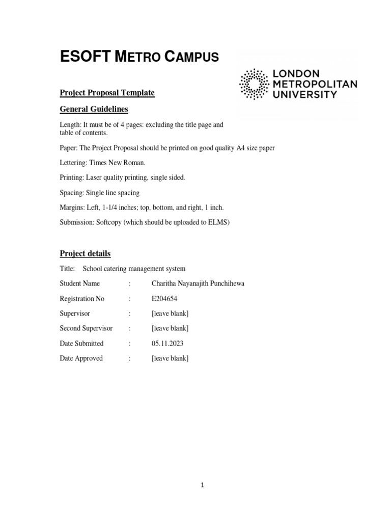 Project Proposal E204654 | PDF | Databases | Web Application