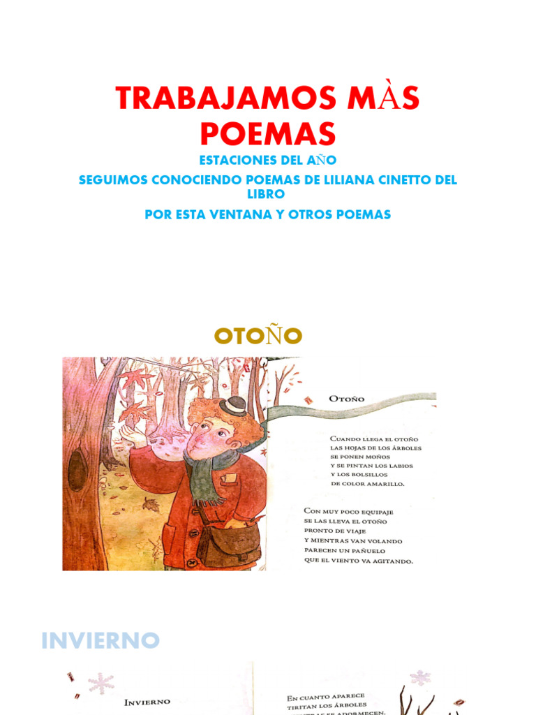 Poemas de Las Estaciones de Liliana Cinetto | PDF