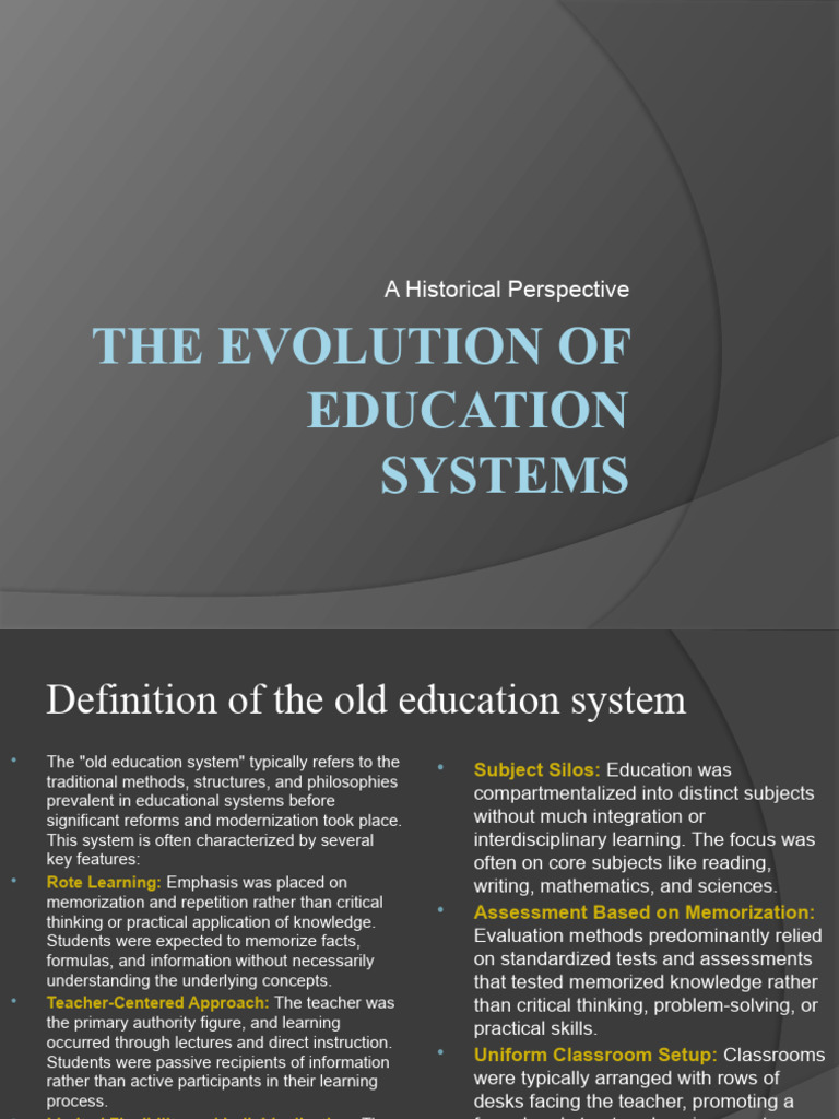 The Evolution of Education Systems 4 | PDF | Learning | Standardized Tests