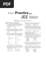 Motion in Straight Line JEE Notes Practice PYQs | PDF