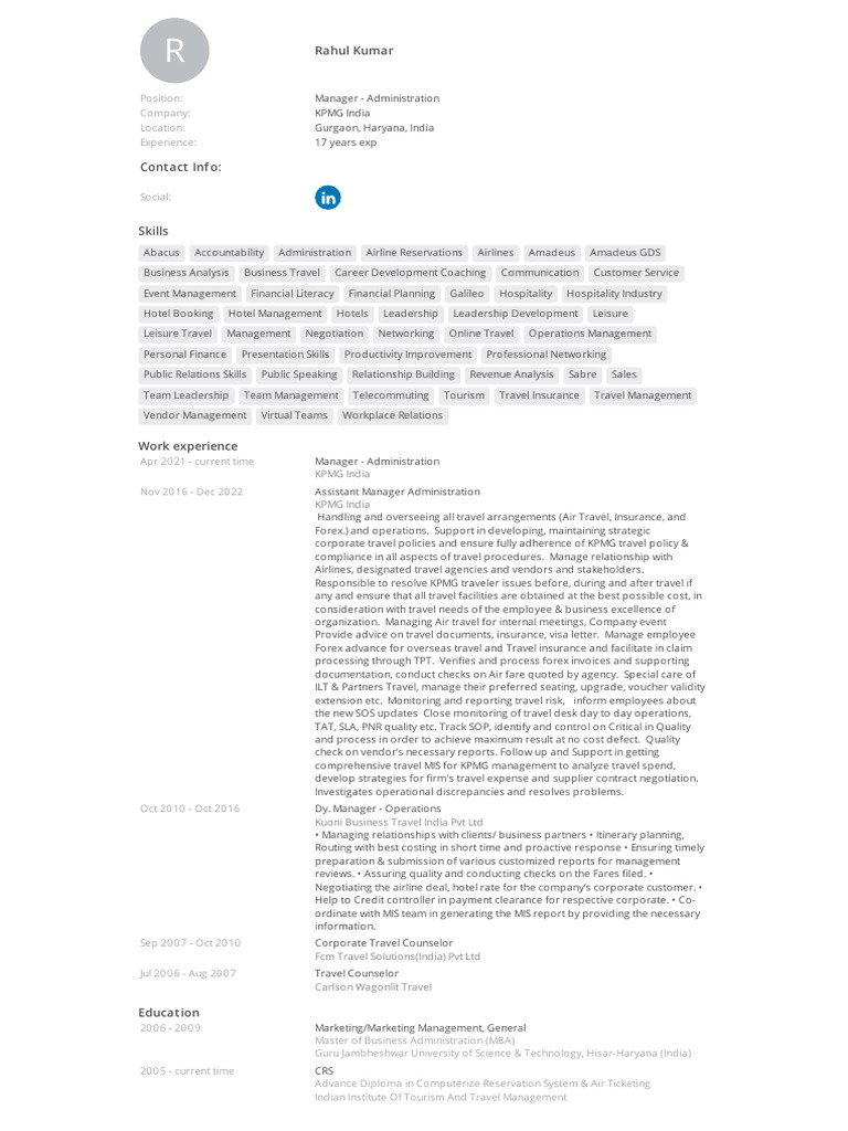 Rahul Kumar | PDF | Business