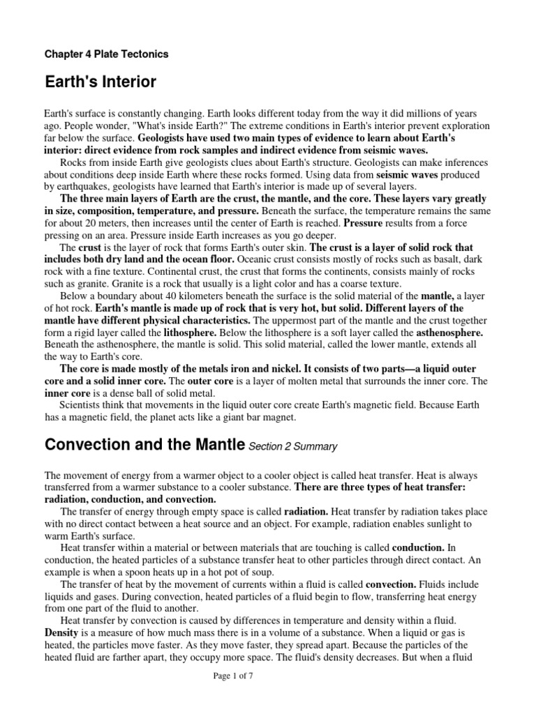 Earth Lecture 05 | PDF | Plate Tectonics | Earth Earth Lecture 05 | PDF | Plate Tectonics | Earth