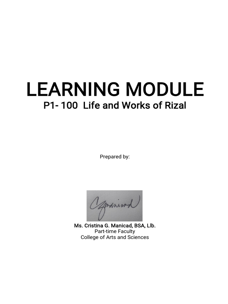 GED - 103 - Life - and - Works 1 | PDF