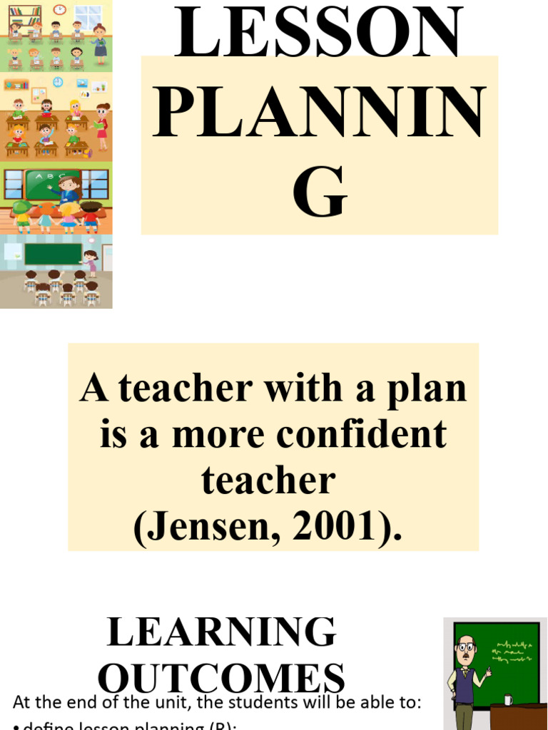 Lesson Planning Educ 101 | PDF | Learning | Affect (Psychology)
