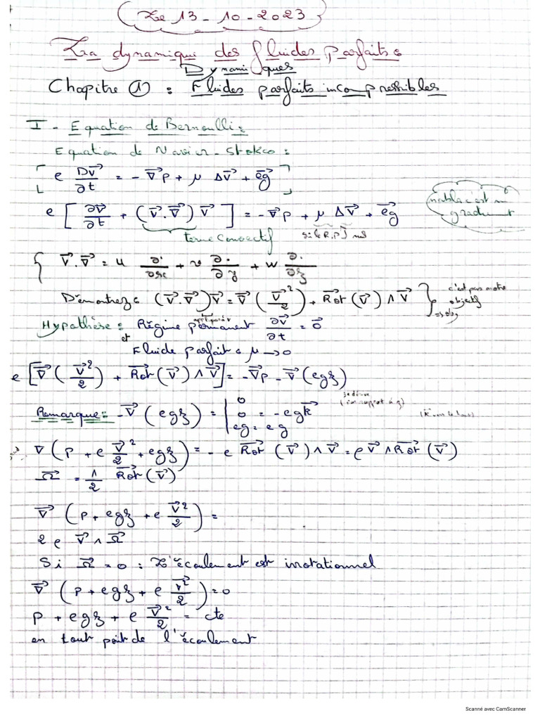 Aérodynamique (Cours Complet) | PDF