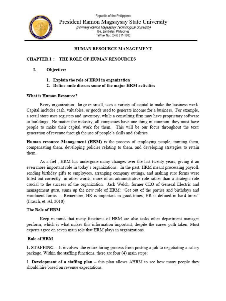 Module 1 In Human Resource Mngt Pdf Human Resource Management Layoff