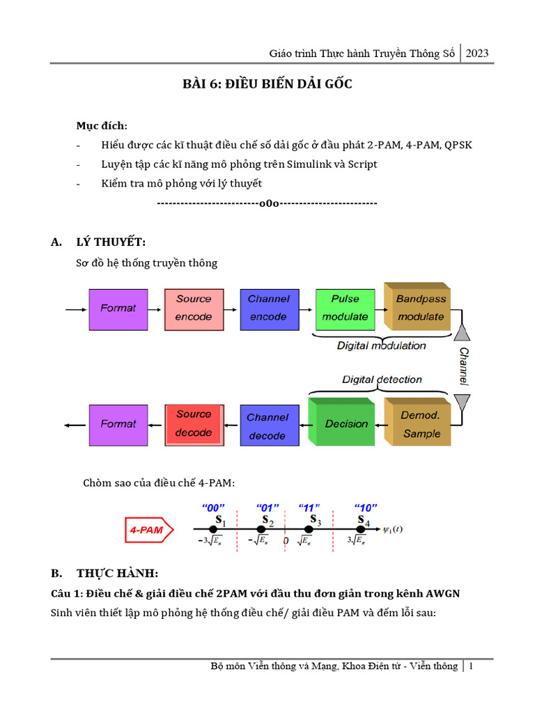 Giao Trinh - TH - TTS - TTDL - Bai 6 - 2023 | PDF