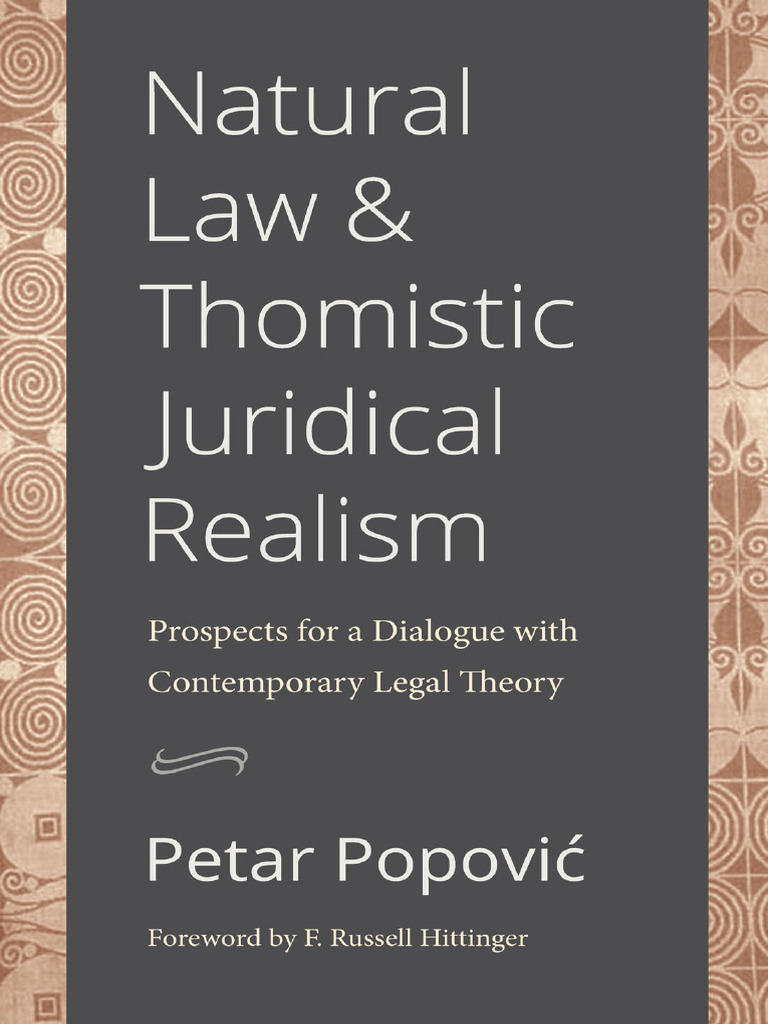 Natural Law and Thomistic Juri - Popović, Petar & Hittinger, Ru - 9110 ...