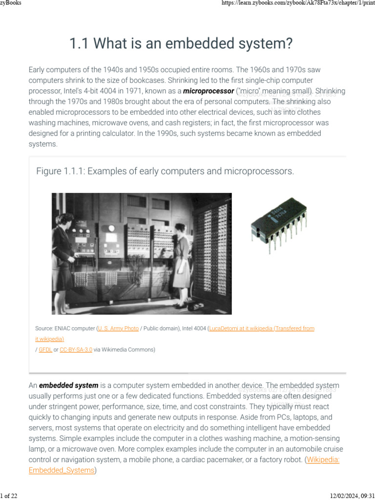 Lecture 01 | PDF | Integrated Circuit | Embedded System Lecture 01 | PDF | Integrated Circuit | Embedded System
