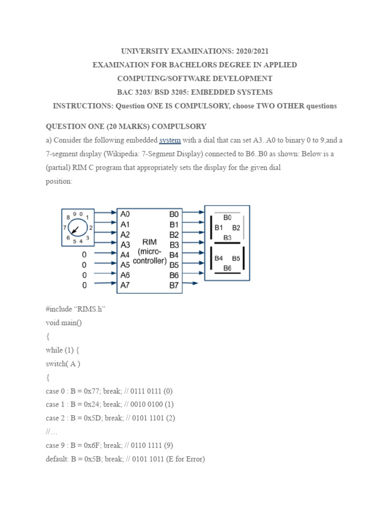 Embedded RV One | PDF | Bit | Computer Architecture