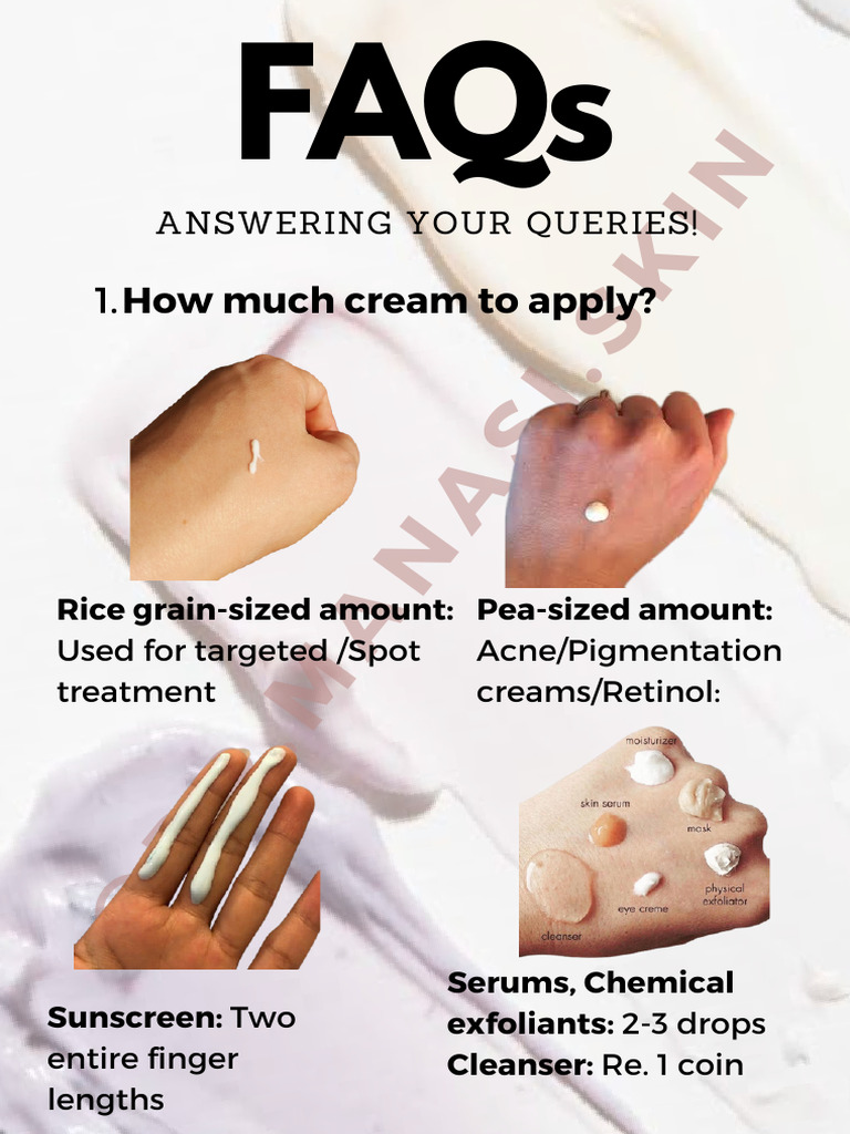 Skincare FAQs | PDF | Integumentary System | Clinical Medicine