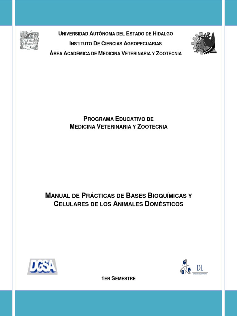 Manual Prácticas Bases Bioq y Cel | PDF | Concentración | Laboratorios