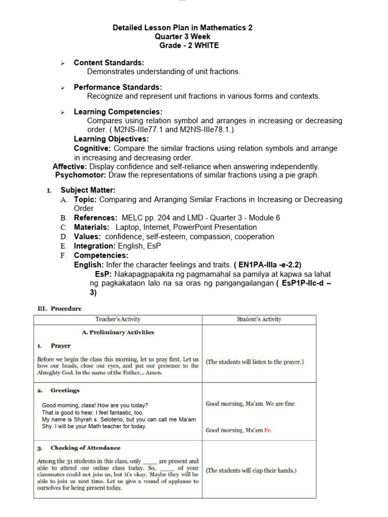 Comparing Using Relation Symbol and Arranges in Increasing or ...