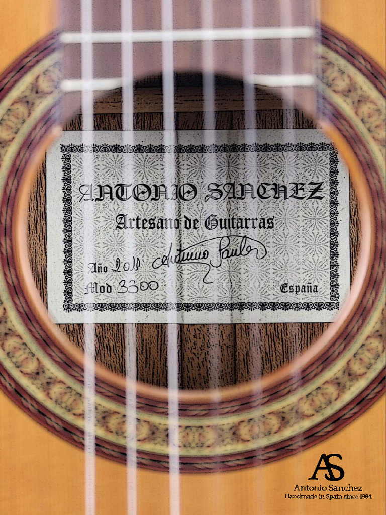 Antonio Sanchez Guitar Models Overview | PDF | Guitars | Guitar Family ...