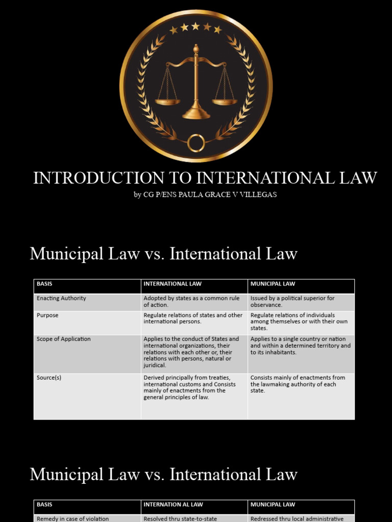 Lecture International Law | PDF | International Law | Treaty