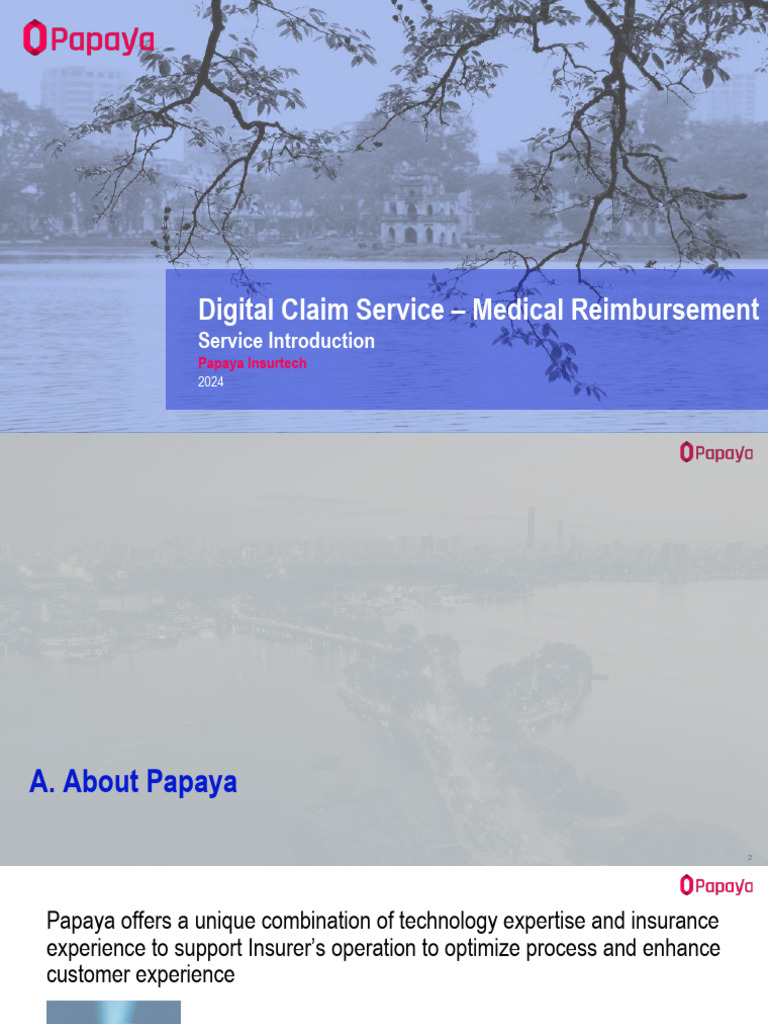 Digital TPA Introduction - Papaya Insurtech - EN | PDF | Insurance | Clinic