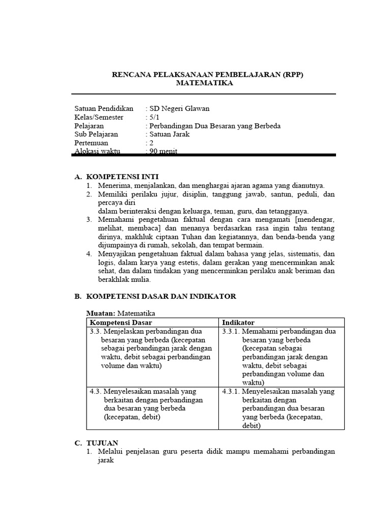 Lampiran 3 A RPP | PDF