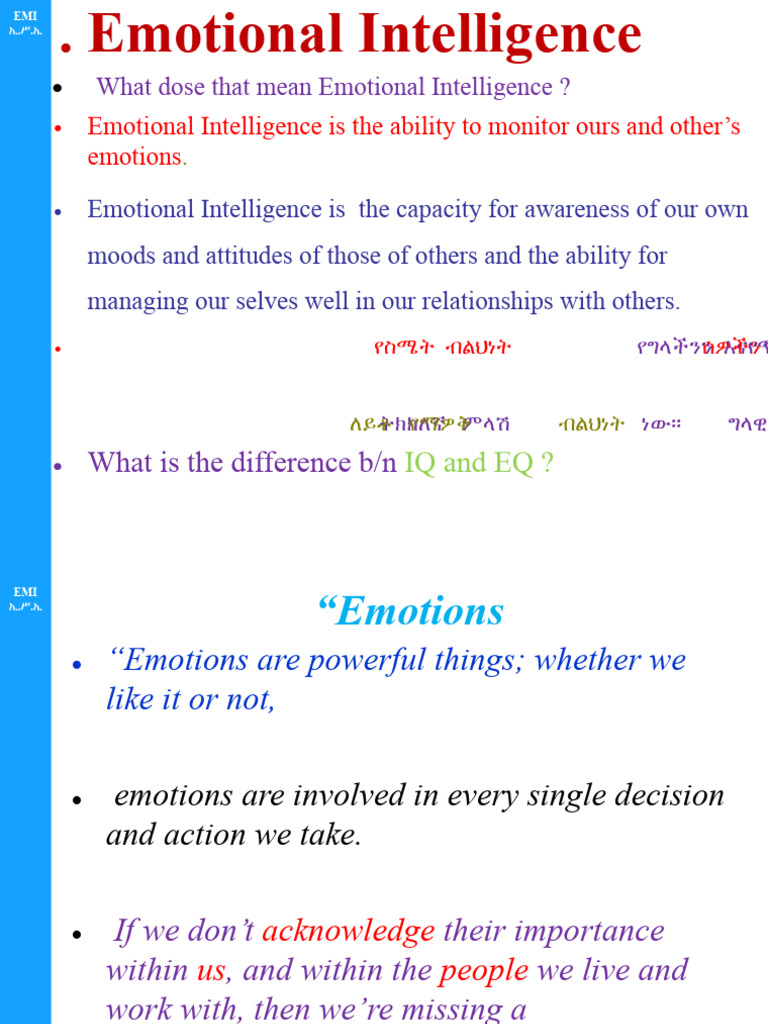 Emotional Intelligence (2 | PDF | Emotional Intelligence | Intelligence