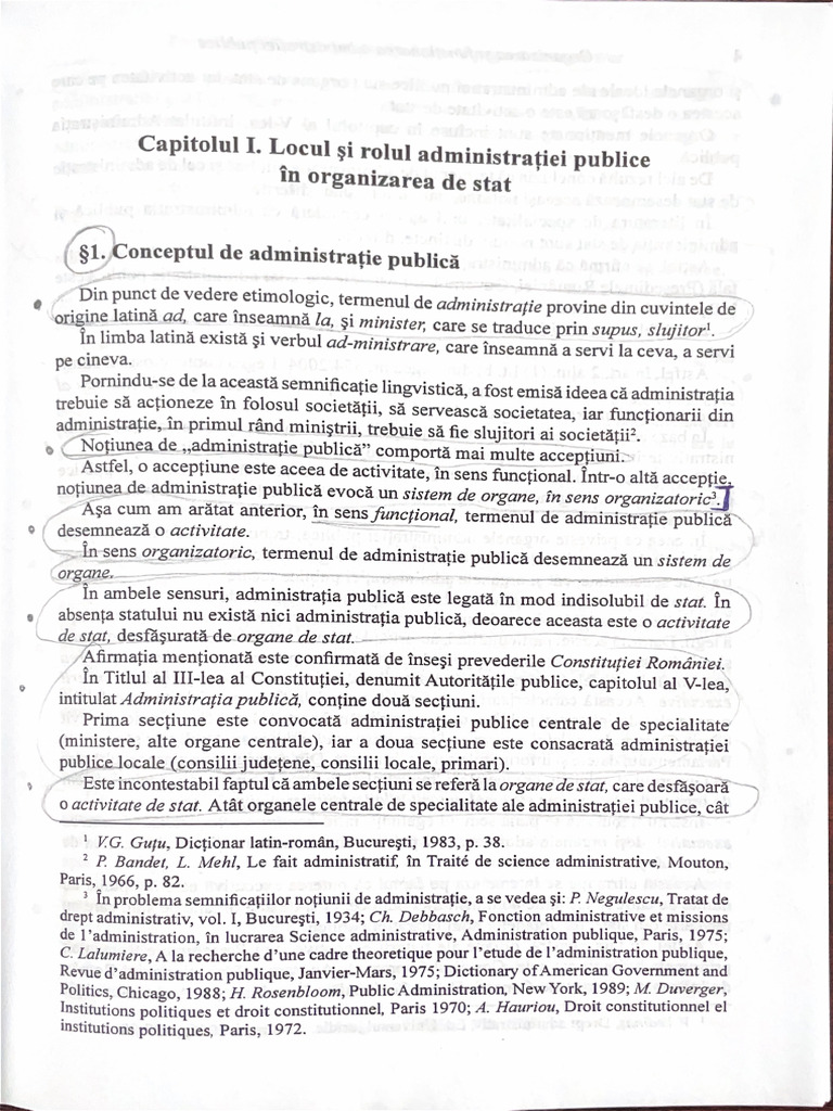 Conceptul de Administrație Publica | PDF