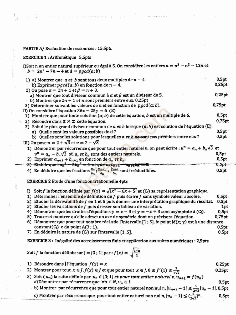 Corr3 Epr3 Mathématiques TleC Le J-J | PDF