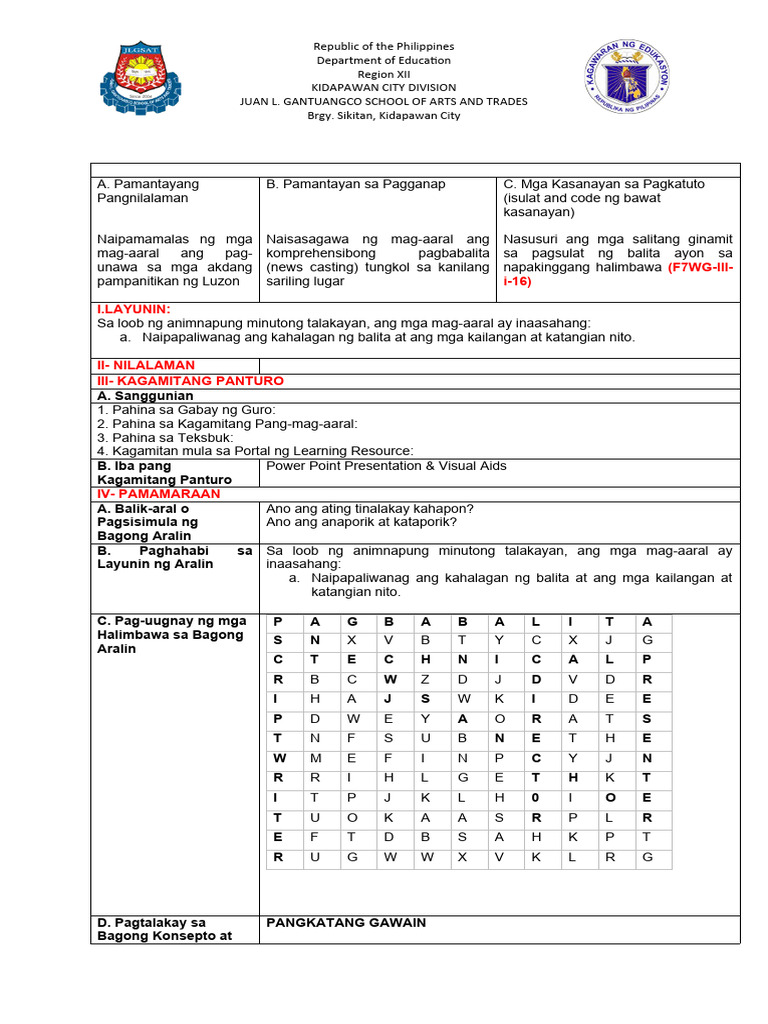 Newscasting Pagbabalita | PDF