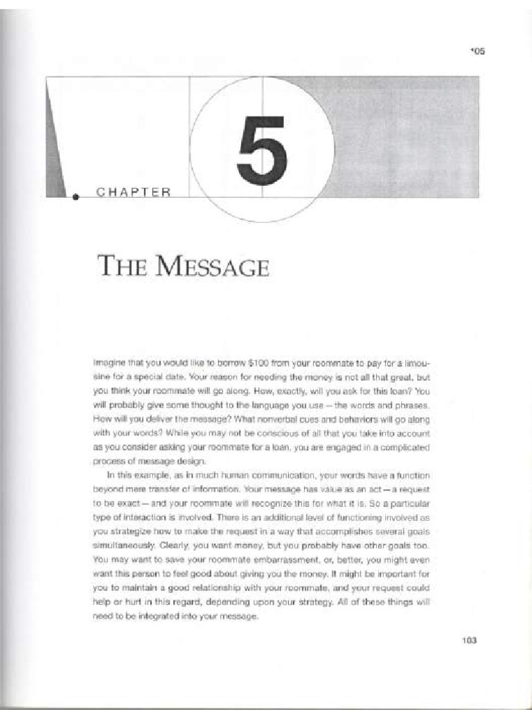 Chapter 5-The Message - Compressed | PDF