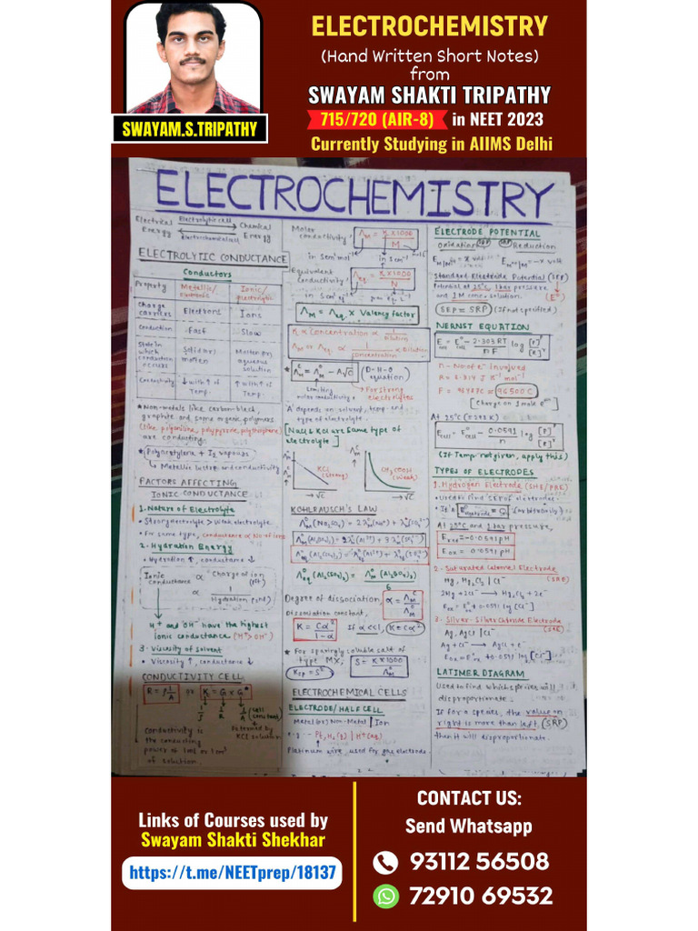 Chemistry Short Note | PDF