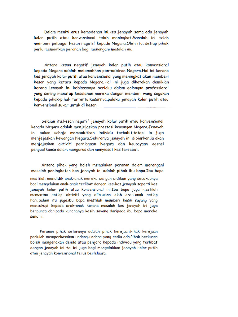 Jenayah Kolar Putih | PDF