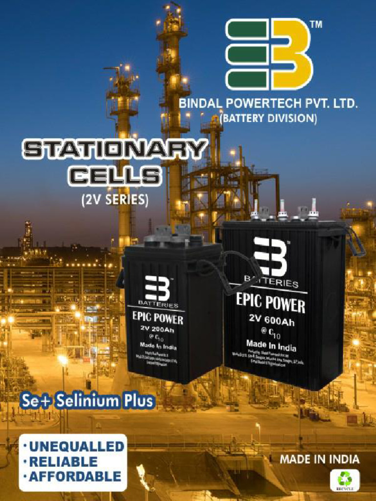 Industrial Batteries Leaflet | PDF