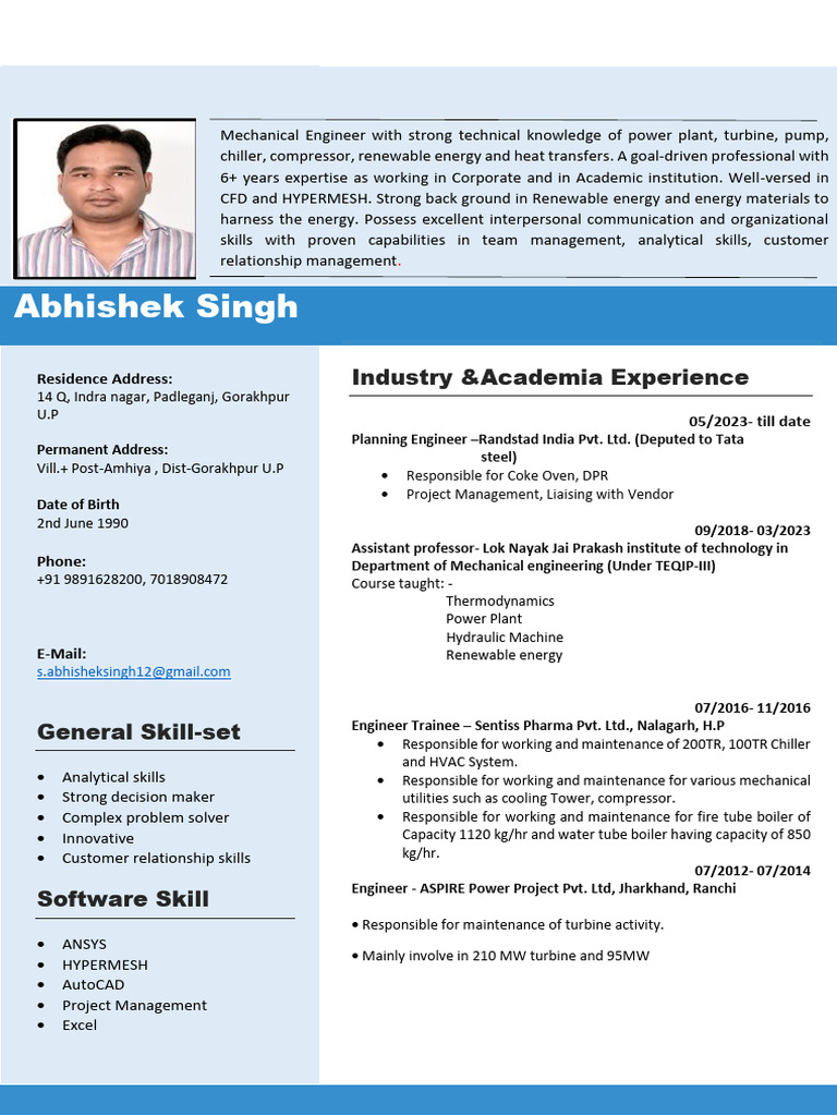 Abhishek Singh | PDF | Engineering