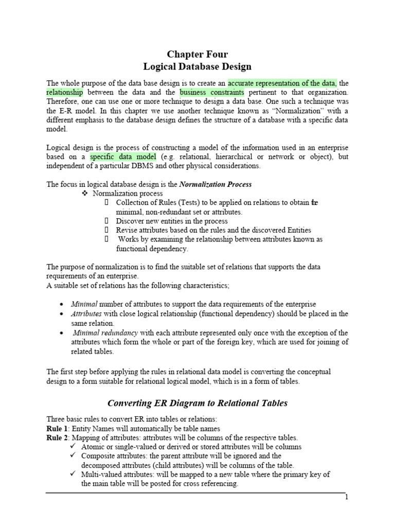 DB Lecture Chapter 4-7 | PDF | Databases | Relational Database