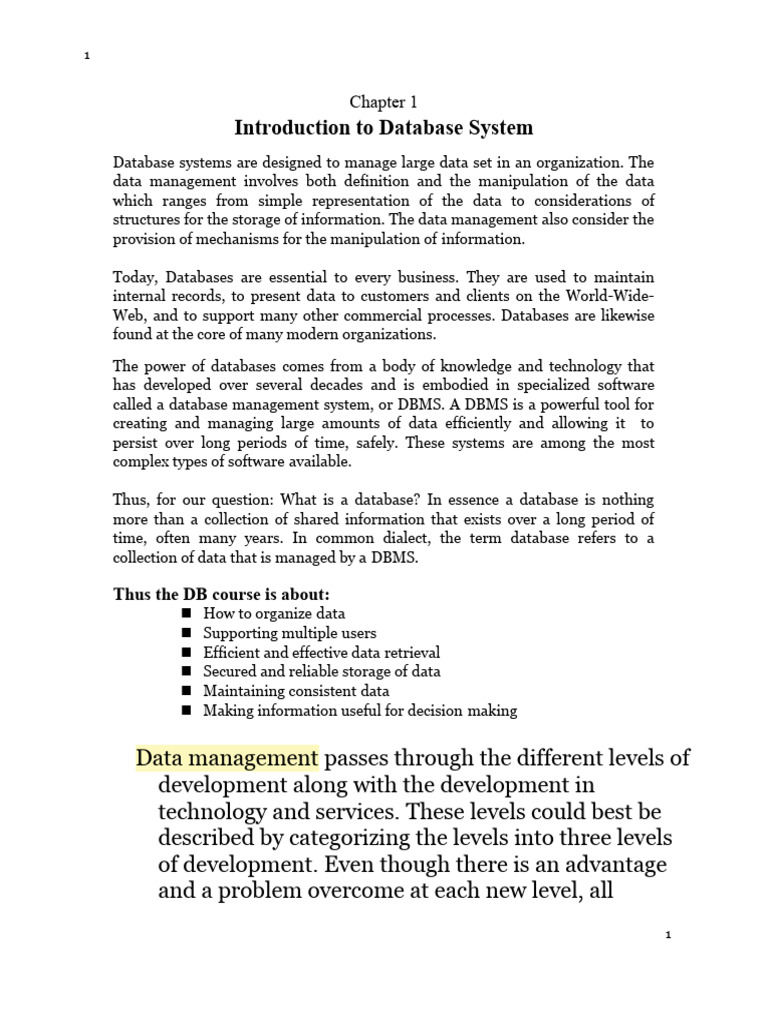 DB Lecture Chapter 1-3 | PDF | Databases | Relational Model