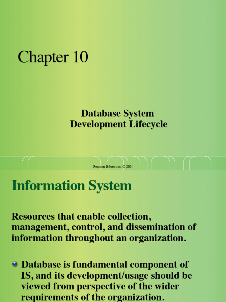 Ch10 Database Planning Design And Administration Pdf Databases Data Model 